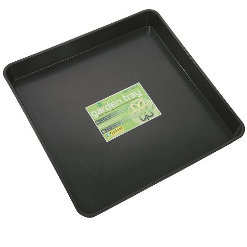 23" Square Garden Tray – Recycled Polypropylene, 6.5+ Gallon Capacity ...