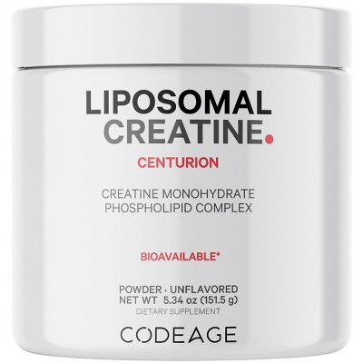 Codeage Liposomal Creatine Powder Supplement, Creatine Monohydrate ...