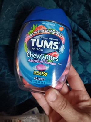 Tums Chewy Bites Assorted Berry : Target