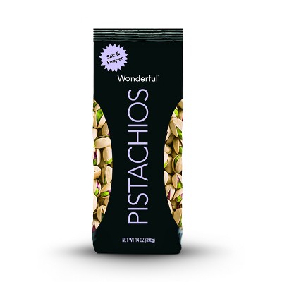 Wonderful Flavored Pistachios Salt & Pepper - 14oz : Target