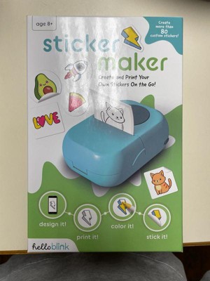 Ceaco Hello Blink Sticker Maker Create Your Own Stickers - Bluetooth ...