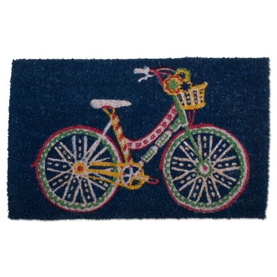 Natural Coir Doormat, Bicycle Welcome Mat (30 X 17 Inches) : Target