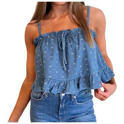 Women's Smocked Cami Tank Top - Needii S : Target