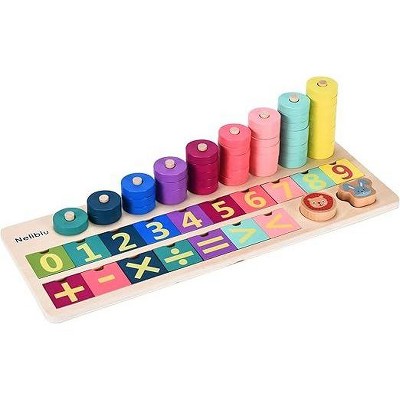 Wooden Baby Push And Pull Sit-to-stand Learning Walker With Mirror ...