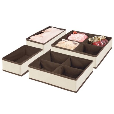 Mdesign Fabric Dresser Drawer And Closet Storage Organizer : Target