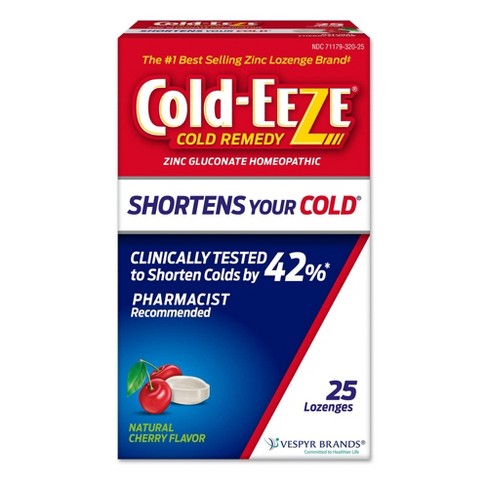Cold-eeze Cold Remedy Cherry Lozenges - 25ct : Target