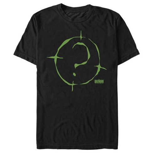 Men's The Batman Riddler Logo T-shirt - Black - Medium : Target