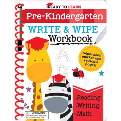 My First Learn To Write Workbook - (kids Coloring Activity Books) By ...
