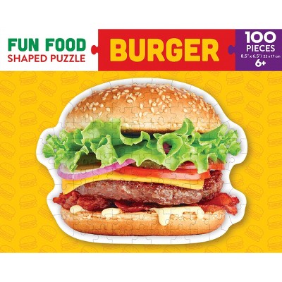 Parragon Burger Fun Food Jigsaw Puzzle - 100pc : Target