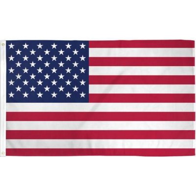 Evergreen American Flag With Wooden Flag Pole & Bracket Kit : Target