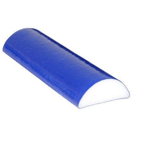 Cando Foam Roller - Pe Foam, Blue Tufcoat Finish - 4" X 12" - Half ...