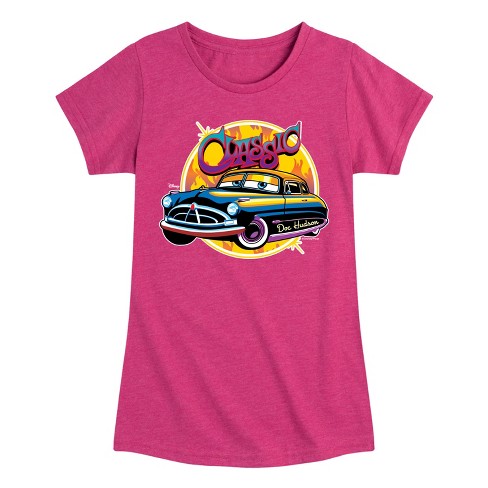 Disney Classic Doc Hudson Car Show Ready Fitted Short Sleeve Graphic T ...