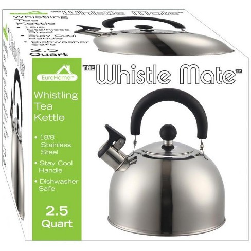 2.5 Qt Stainless Steel Whistling Tea Kettle - Silver : Target