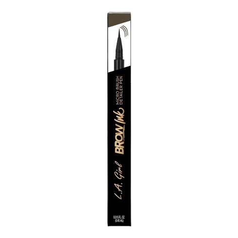 L.a. Girl Ink Micro Brush Detailer Pen - Soft Brown - 0.015 Fl Oz : Target