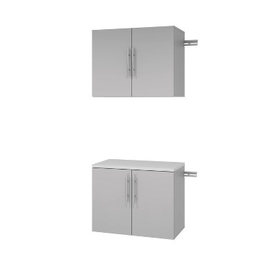 Pacific Stackable Cabinet With Sliding Doors Gray - Buylateral : Target