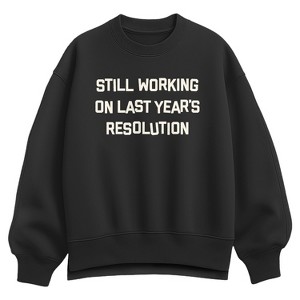 Women's - Instant Message - Last Year's Resolution Oversized Fleece ...