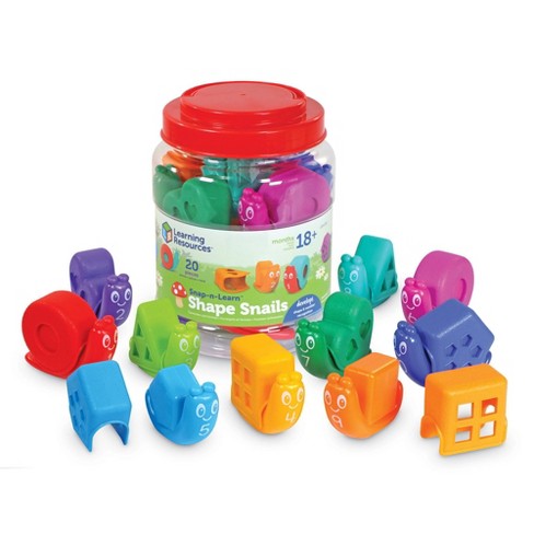 Learning Resources Snap-n-learn Shape Snails : Target