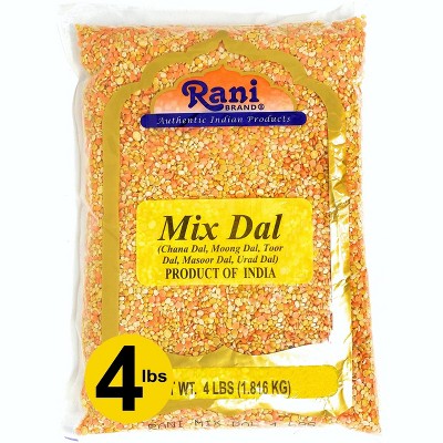 Mixed Dal (5 Split Dals) - 64oz (4lbs) 1.81kg - Rani Brand Authentic ...