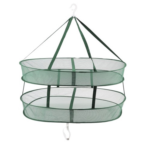 Unique Bargains Double Layer With Enclosure Drying Basket For Balcony ...
