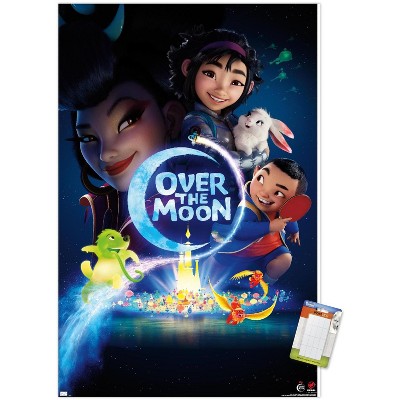 Trends International Netflix Over The Moon - Key Art Unframed Wall ...