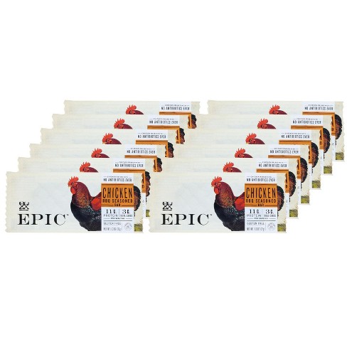 Epic Bbq Seasoned Chicken Bar - Case Of 12/1.3 Oz : Target