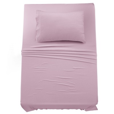 Blush Pink Twin Xl Bed Sheet Set - 100% Cotton Sateen Weave, Cooling ...