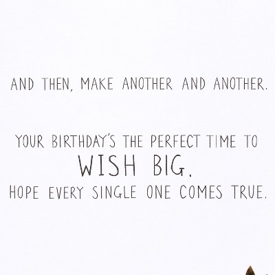 Make A Wish' Birthday Card : Target