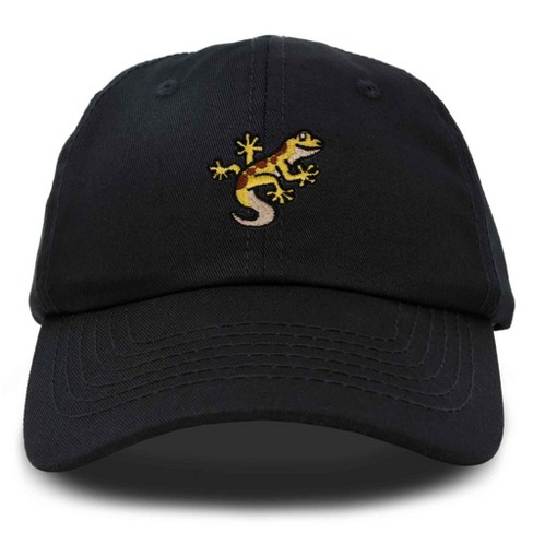 Dalix Gecko Cap Embroidered Mens Cotton Dad Hat Baseball Hat In Black ...