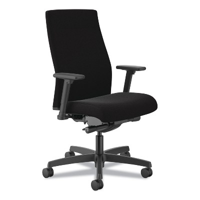 Hon Ignition 2.0 Fabric Upholstered Mid-back Task Chair With Adjustable ...