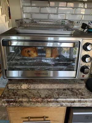 Hamilton Beach Sure-crisp Air Fryer Toaster Oven Black - 31418 : Target