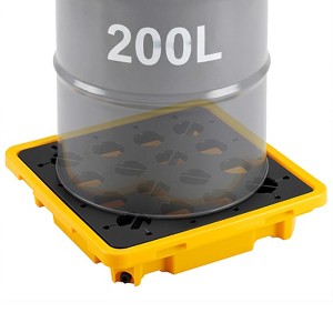 VEVOR Spill Containment Pallet, 1 Drum Low Profile Spill Containment ...