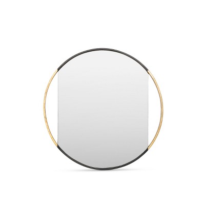 Park Hill Collection Clark Round Geo Mirror Small : Target