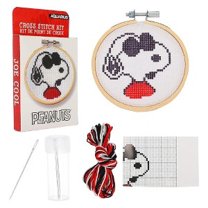 NMR Distribution Peanuts Joe Cool Cross Stitch Embroidery Kit | 3.5 ...