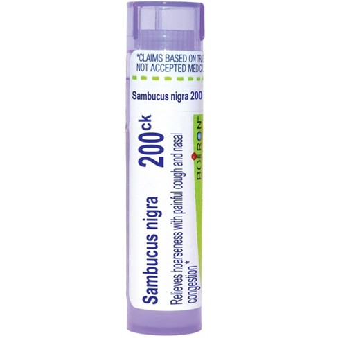 Boiron Sambucus Nigra 200ck Homeopathic Single Medicine For Cough ...