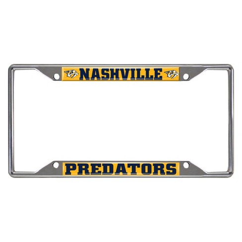 Nhl Nashville Predators Stainless Steel License Plate Frame : Target