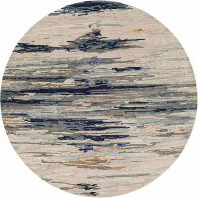 Hauteloom Round Area Rug Mediumgray : Target