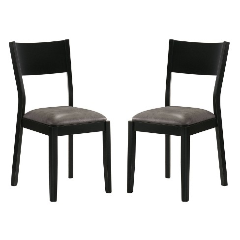 24/7 Shop At Home Bernst Side Chairs: Set Of 2, Mid-century ...