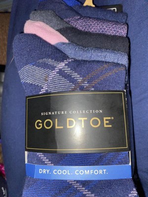 Signature Gold By Goldtoe Men's Marcos Madras Plaid Crew Socks 5pk ...