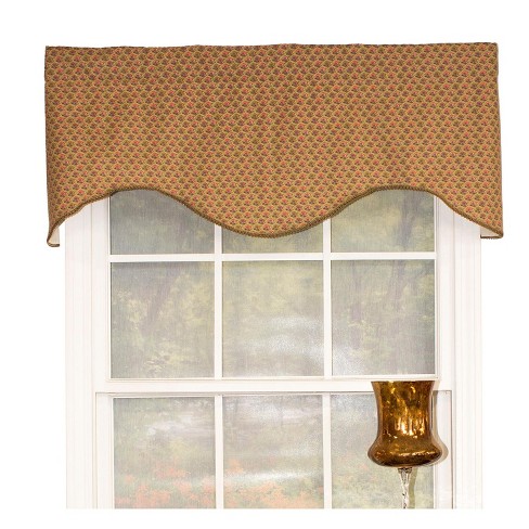 Rlf Home Meadow Cornice 100% Cotton With Fully Lined 3" Rod Pocket ...