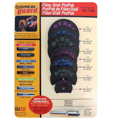 Gyros Tools Gyrosguard 1 1/2 In. X 4 In. L Fiberglass Round Rotary ...