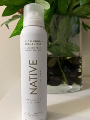 Native Deodorant & Body Spray - Sandalwood & Shea Butter - Aluminum ...