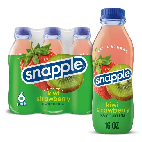 Snapple Kiwi Strawberry Juice Drink - 6pk/16 Fl Oz Bottles : Target