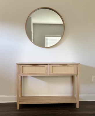 Round Wood Framed Wall Mirror - Hearth & Hand™ With Magnolia : Target