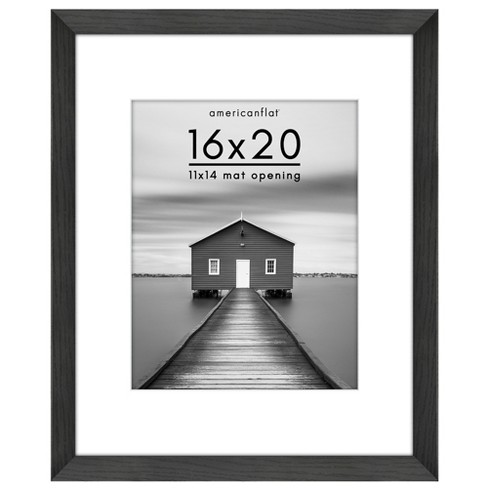 Americanflat 16x20 Wide Molding Picture Frame - Black : Target