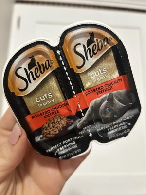 Sheba Perfect Portions Cuts In Gravy Roasted Chicken Flavor Wet Cat ...