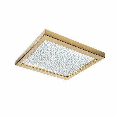 Norwell Lighting For-square 1 - Light Flush Mount In Satin Brass : Target