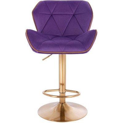 Modern Home Luxe Spyder Contemporary Adjustable Barstool/bar Chair With ...