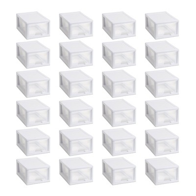 Sterilite 3 Drawer Storage Cart, Plastic Rolling Cart With Wheels To ...