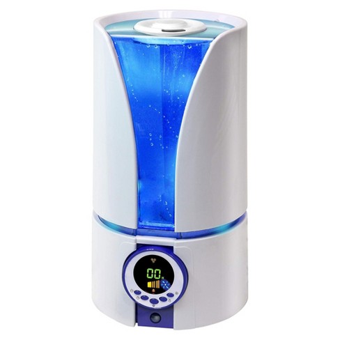 Comfort Zone Ultrasonic Filter Free Humidifier With Digital Controls Adjustable Mist 20 Hour Operation Automatic Shut Off For Medium Rooms White Target