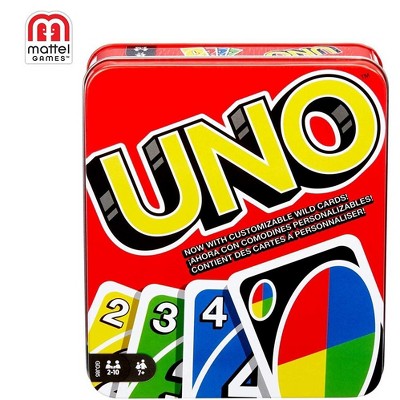 Mattel Games - Uno Deluxe Card Game Tin : Target